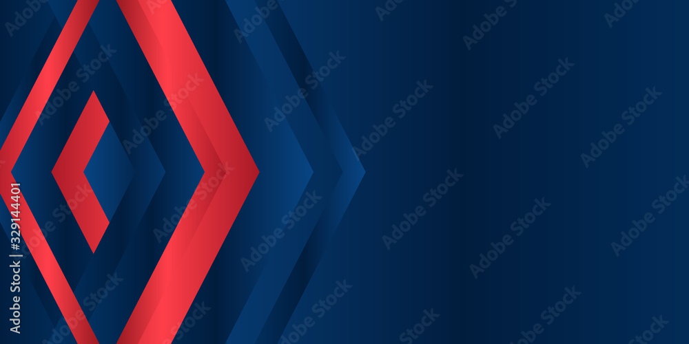 Abstract red navy blue presentation background. Vector illustration ...