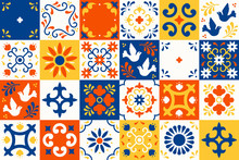 Mexican Tile Background 5 Free Stock Photo - Public Domain Pictures