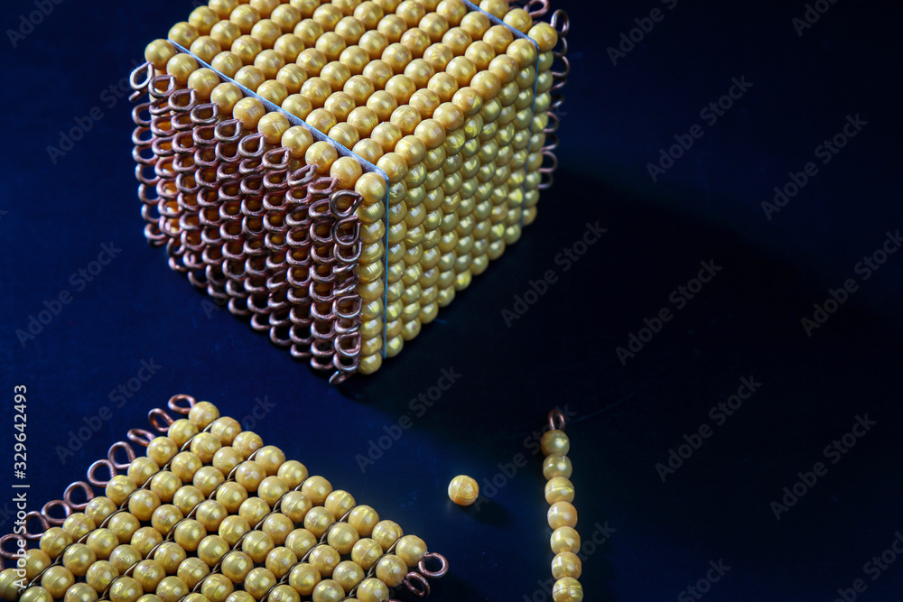 montessori golden material mathematics number decimal system number ...