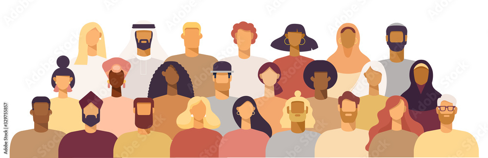 Homogeneous People Cartoon