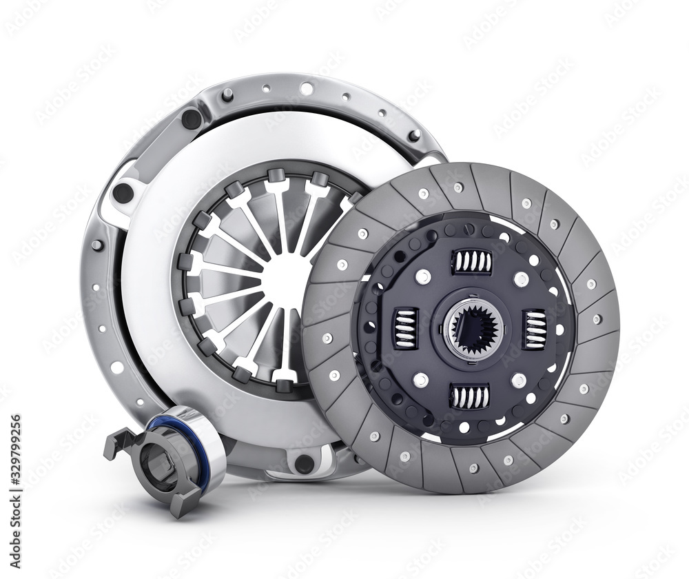 Disc and cover clutch car Stock Illustration | Adobe Stock