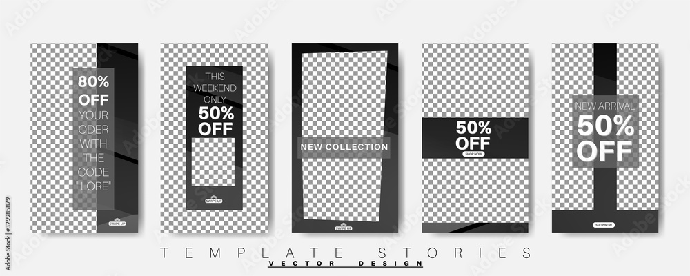 Stock-Vektorgrafik „Story background template that can be edited ...