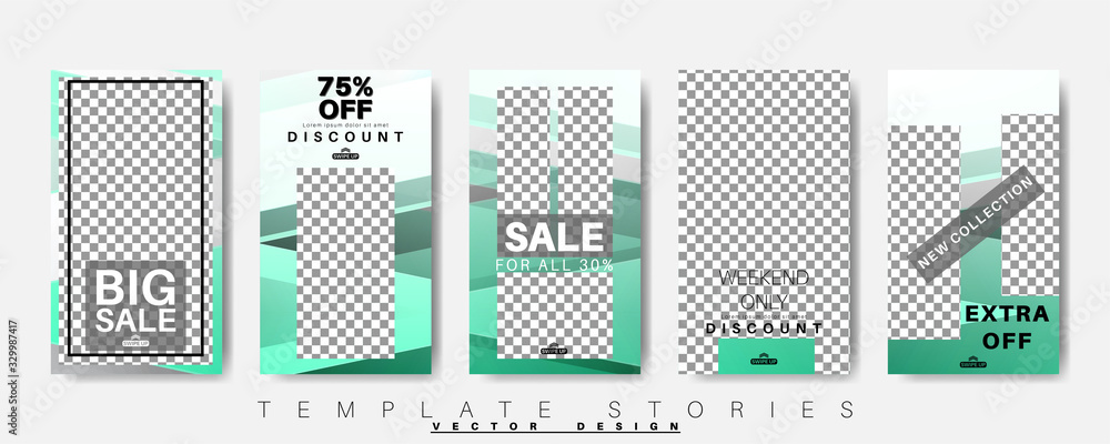 Story background template that can be edited. Vector background for ...