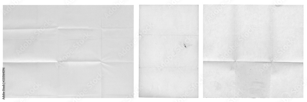 Folded Paper Texture pack Creased Page Overlays Stock Photo | Adobe Stock
