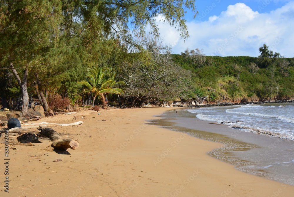 Moloa'a Beach made famous by the filming of the tv series Gilligan's ...