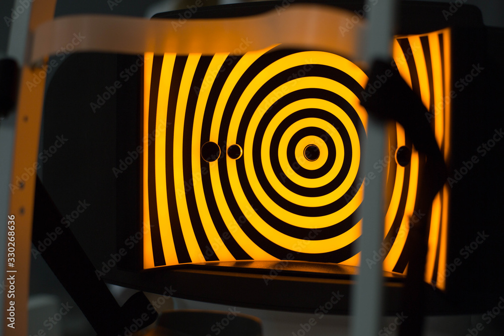 Stock-Foto „Corneal topography machine or photokeratoscopy or ...