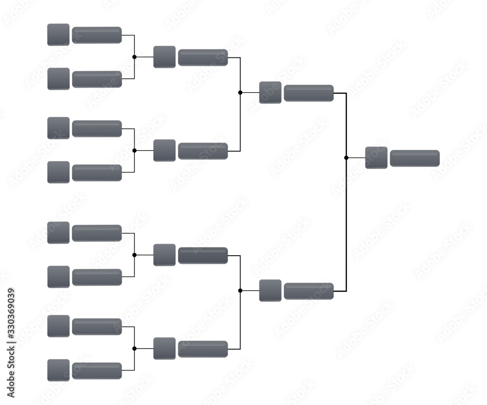 Tournament bracket templates. Playoffs schedule template. Creative ...