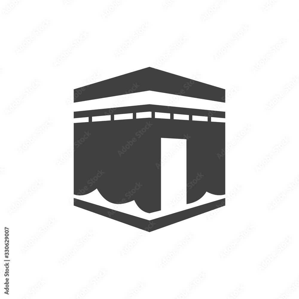 kaaba icon template black color editable. kaaba icon symbol Flat vector ...