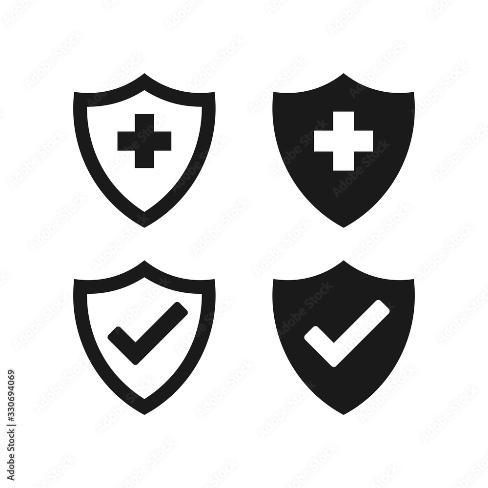 Hygienic shield protecting from virus, germs and bacteria. Web security ...