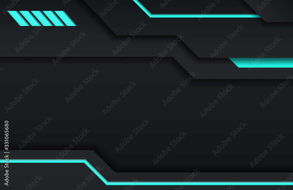 dark black and blue minimal tech background. abstract modern background texture. design ...