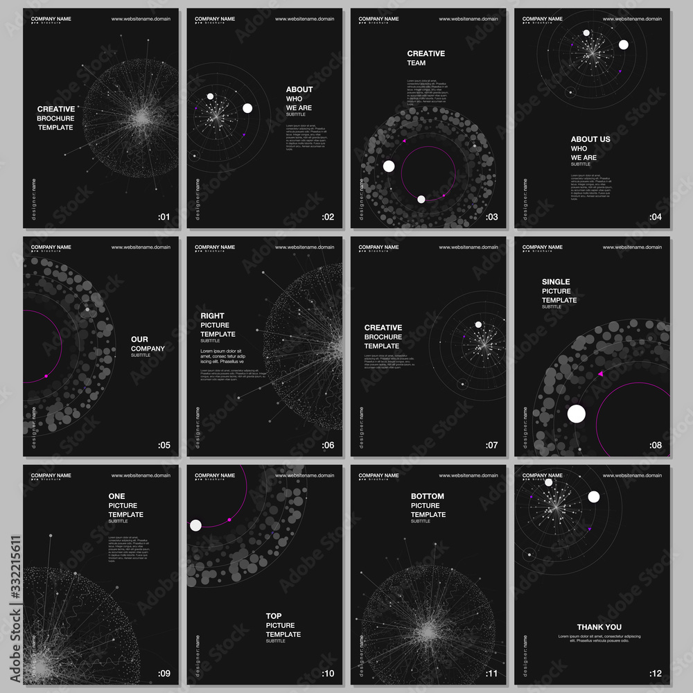 A4 brochure layout of covers design templates for flyer leaflet, A4 ...