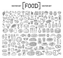 Clipart Food Black And White