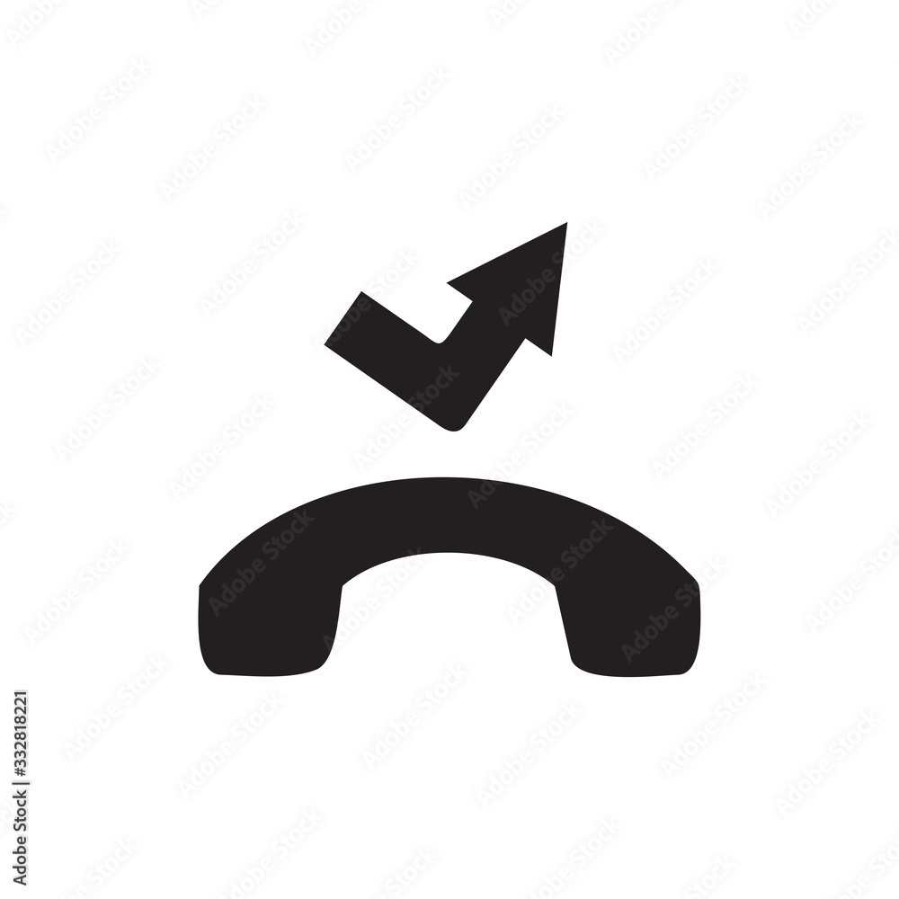 MISS CALL ICON , WAIT CALL ICON Stock Vector | Adobe Stock
