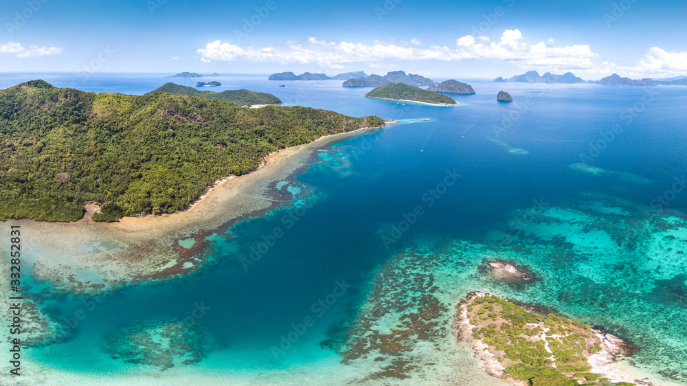 Coastal Scenery of El Nido, Palawan Island, The Philippines, a Popular ...