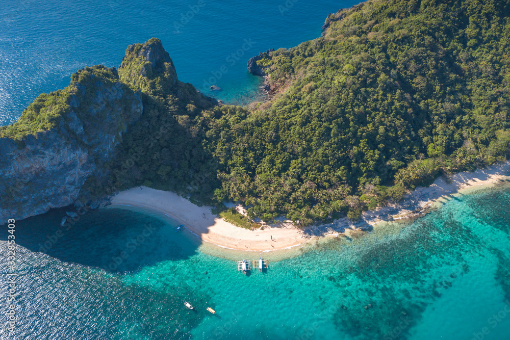 Coastal Scenery of El Nido, Palawan Island, The Philippines, a Popular ...