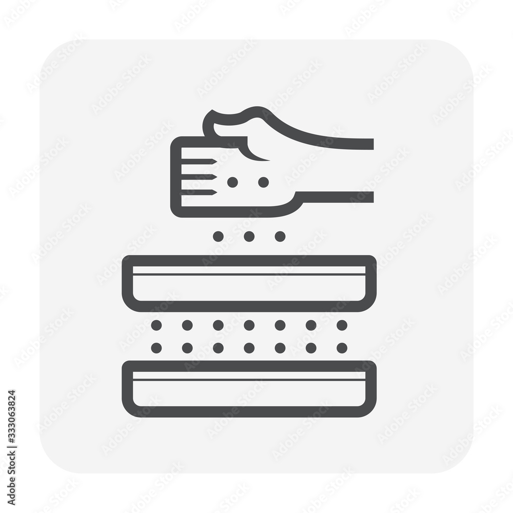 Image vectorielle Stock Sieve analysis vector icon. Laboratory test ...