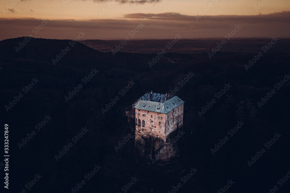 Houska Castle is an early Gothic castle. It is one of the best ...
