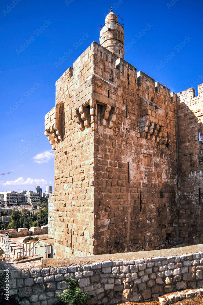 The fortress walls of Jerusalem that have survived to this day were ...