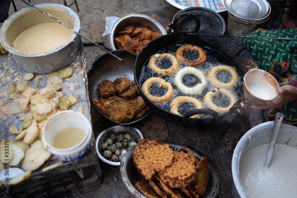 Nepalese traditional food Sel Roti Stock Photo | Adobe Stock