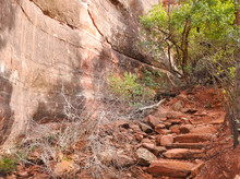 Red Rock Erosion Steps Free Stock Photo - Public Domain Pictures