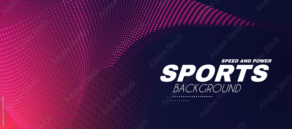 Abstract sport background with motion elements. Light dynamic effect ...