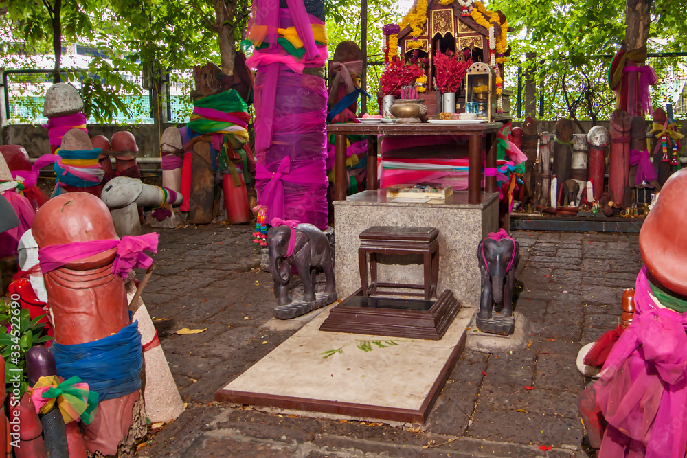 The Chao Mae Tuptim shrine also known as Penis Shrine is a phallic ...