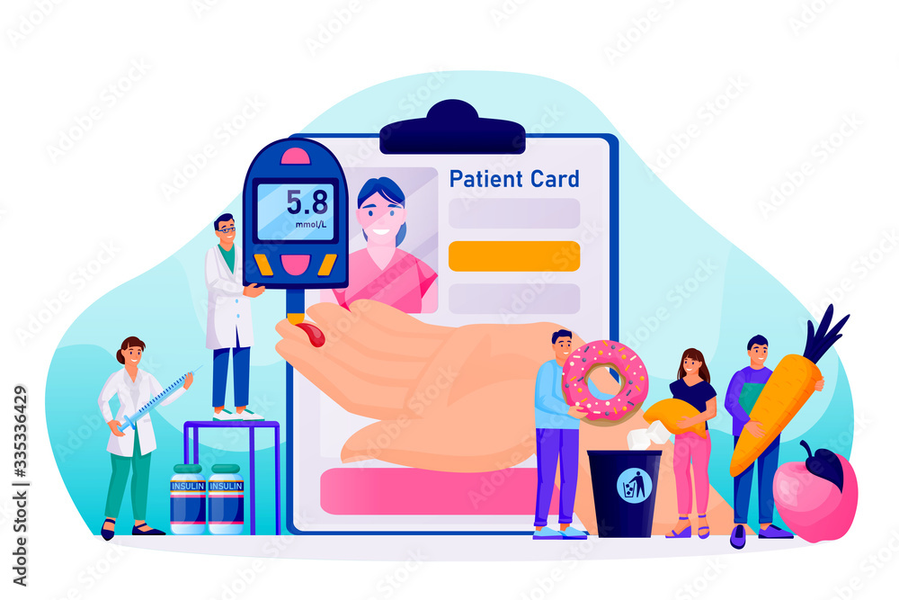 Diabetes, blood sugar glucose test. Diseases, diagnosis and treatment ...