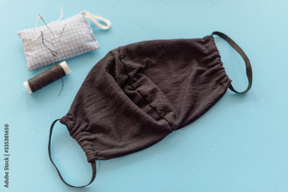 how to make a protective face mask at home from fabric, creating a ...