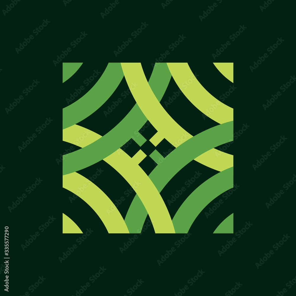 Green Leaf Nature Logo with a Modern Look are Very Easily Placed in ...