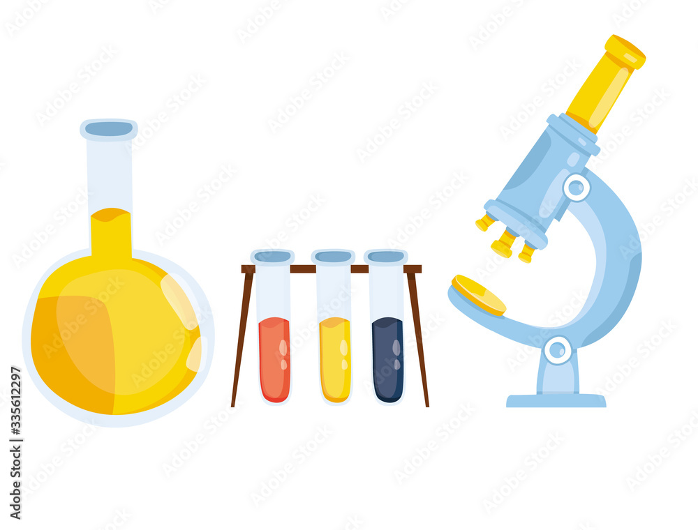 Image vectorielle Stock Set of medical tube with blood, urine and ...