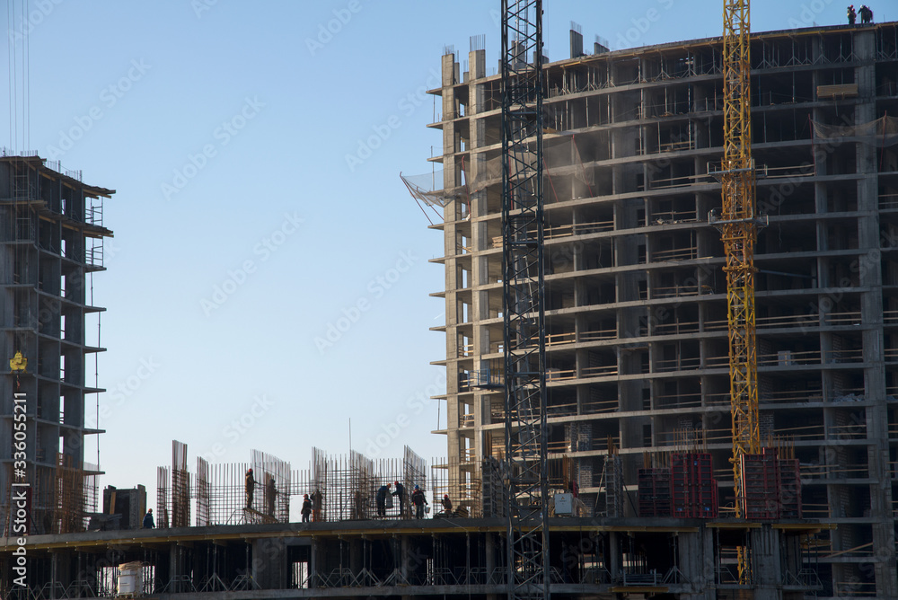 Reinforced formwork concrete for the during construction foundation ...