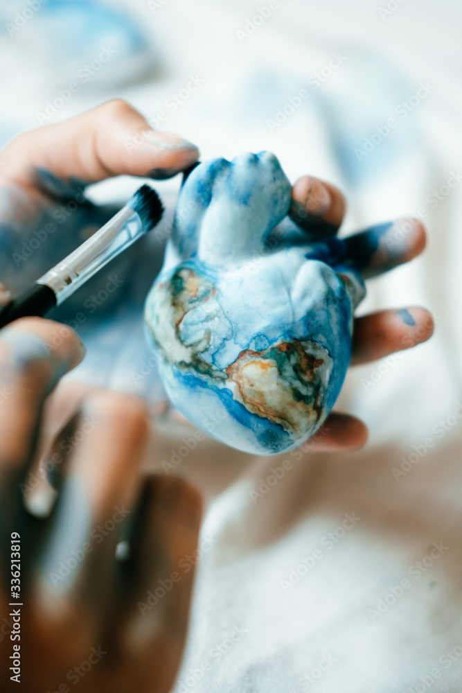 heart earth Stock Photo | Adobe Stock