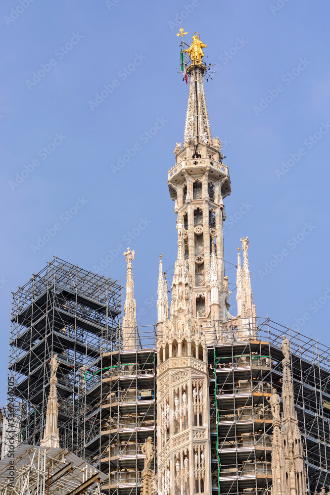 Cathedral of the Nativity of the Virgin Mary in Milan. Cathedral of ...