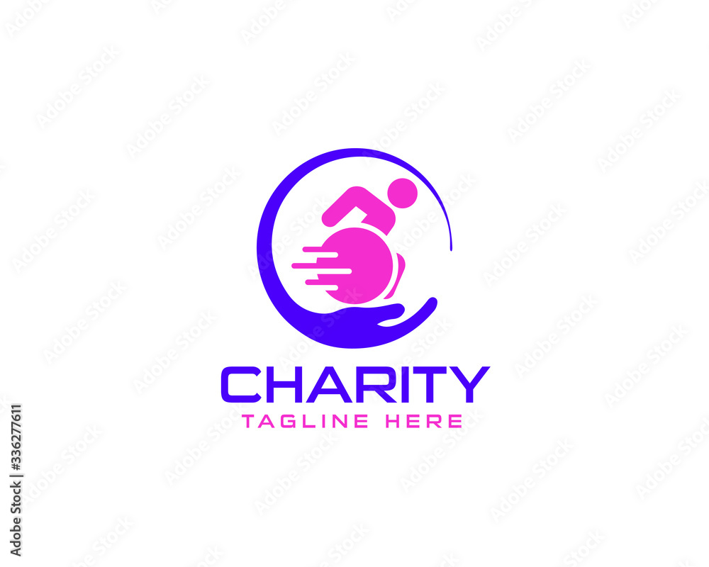 abstract Disabilities charity logo designed for Fréquence inability ...