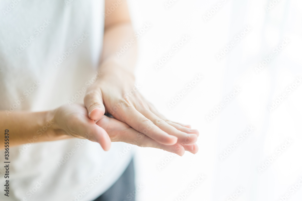 Coronavirus prevention medical hand sanitizer gel for hand hygiene ...