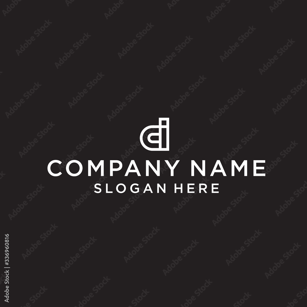 DI logo vector icon designs Stock Vector | Adobe Stock