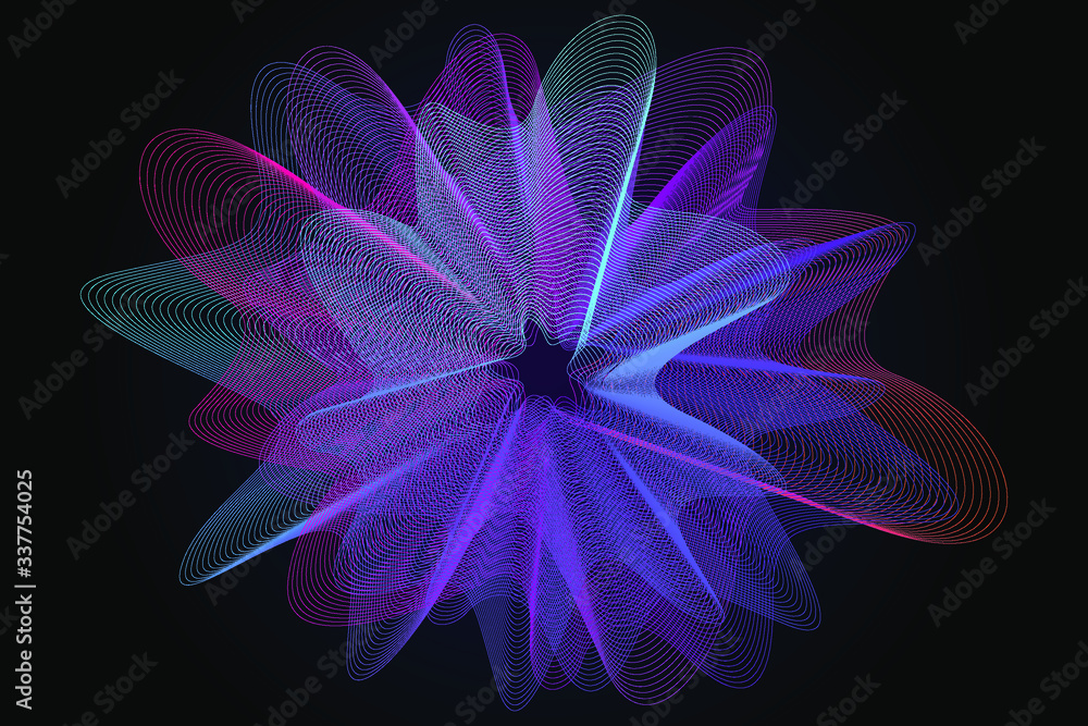 sound wave. Microphone voice control technology, voice and sound ...