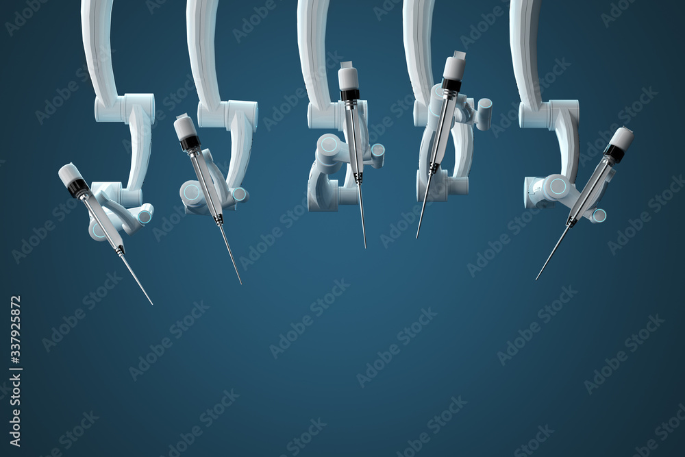 Robot surgeon, robotic equipment, manipulators. Minimally invasive ...