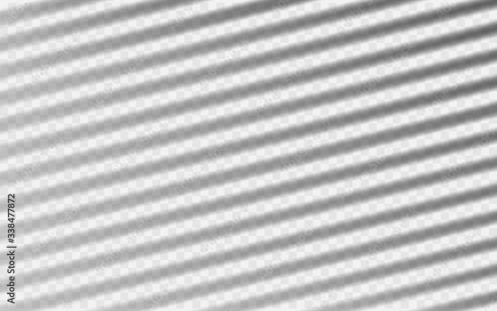 Vector Realistic Striped Shadow from Venetian Blind, Overlay Effect ...