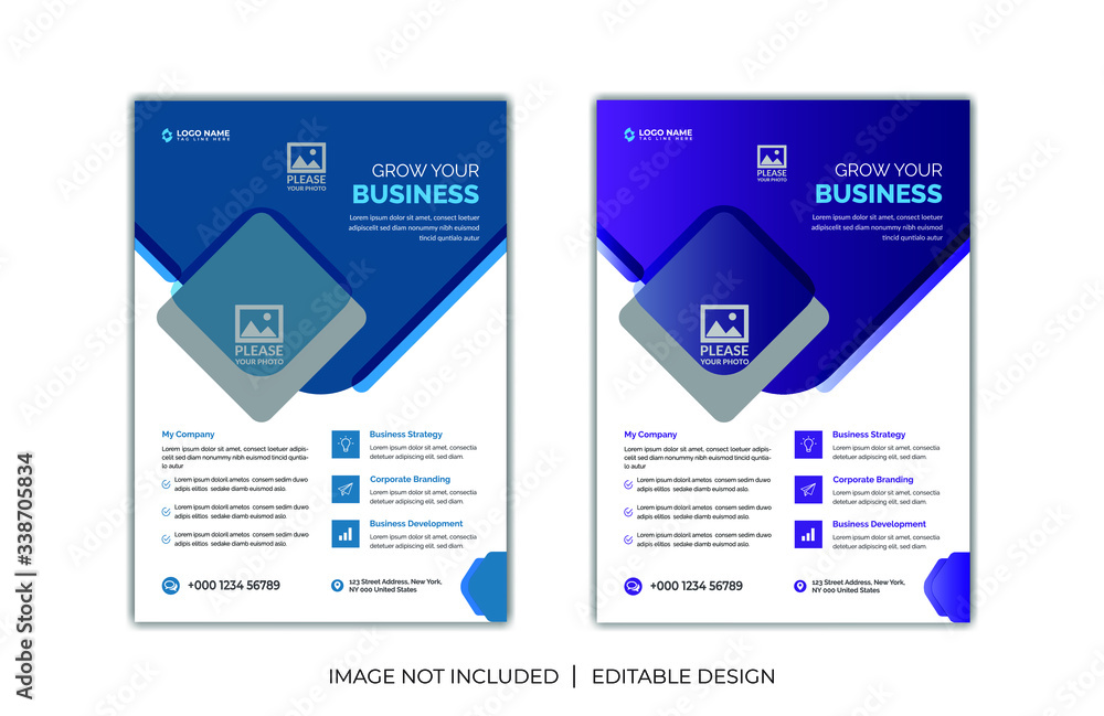 Corporate Business Flyer poster pamphlet brochure cover design layout ...