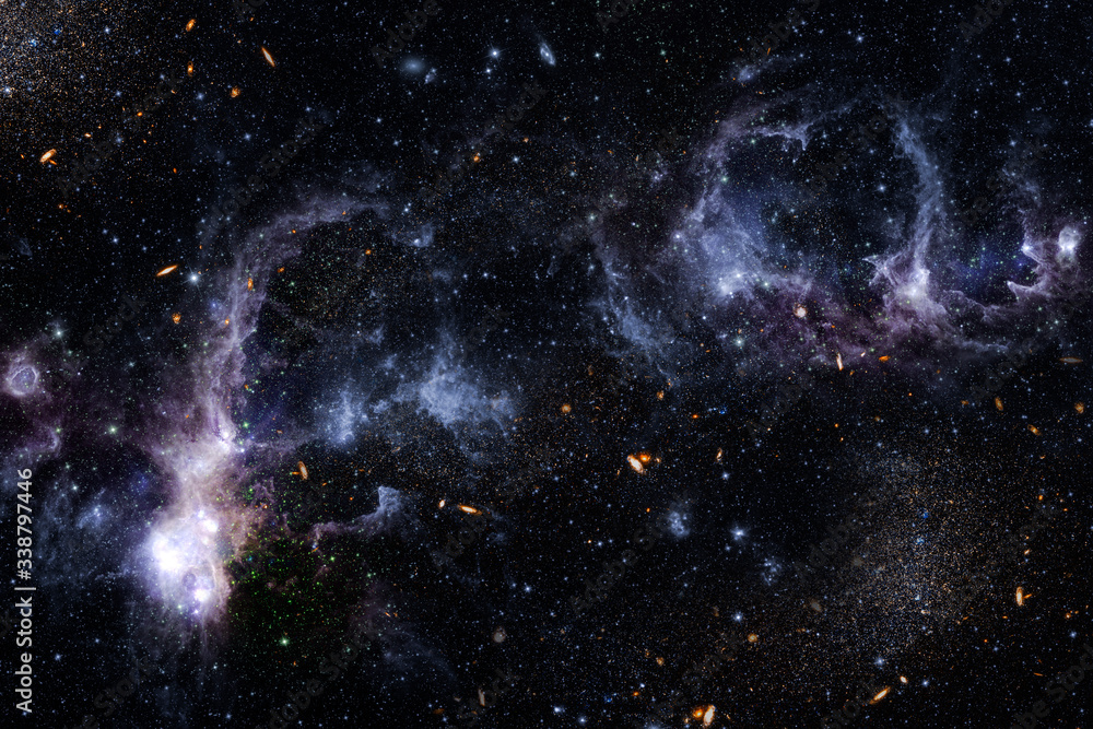Outer space background Stock Photo | Adobe Stock