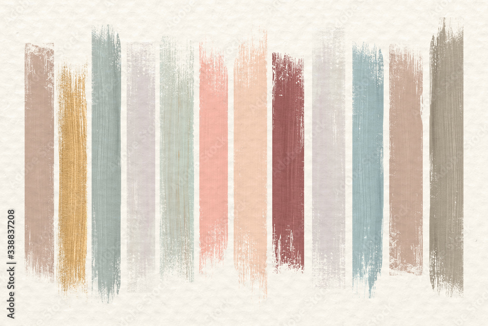 Earth tone paint brush strokes Stock Illustration | Adobe Stock