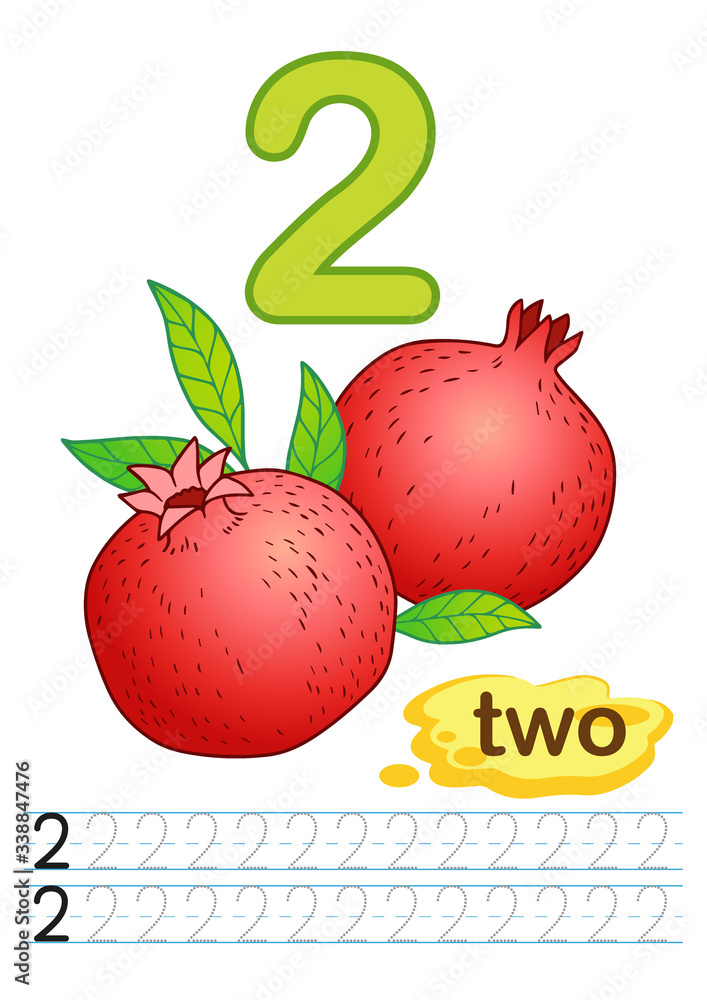 Vector printable worksheet for kindergarten and preschool. Exercises ...