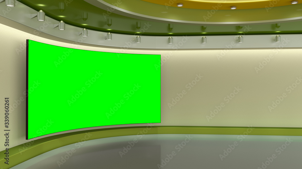Virtual studio background Stock Photo | Adobe Stock