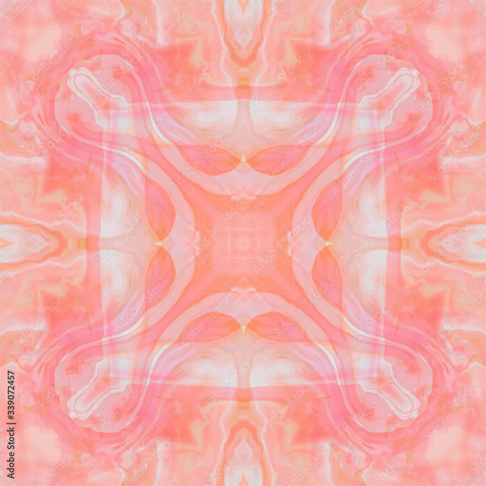 Symmetry image. Abstraction. Digital illustration. Psychodelic LSD ...