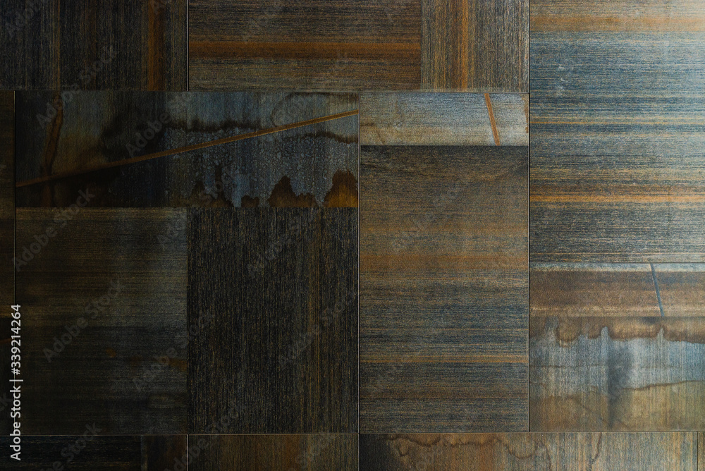 stylish tile with rust drip pattern,dark marble tiles with rusty ...