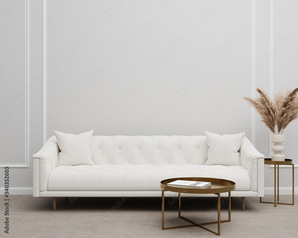 Empty Wall Couch