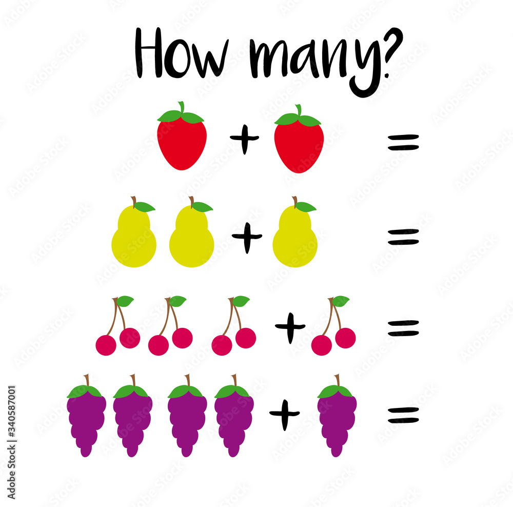 How many objects.Preschool Counting Activities. Printable worksheet ...