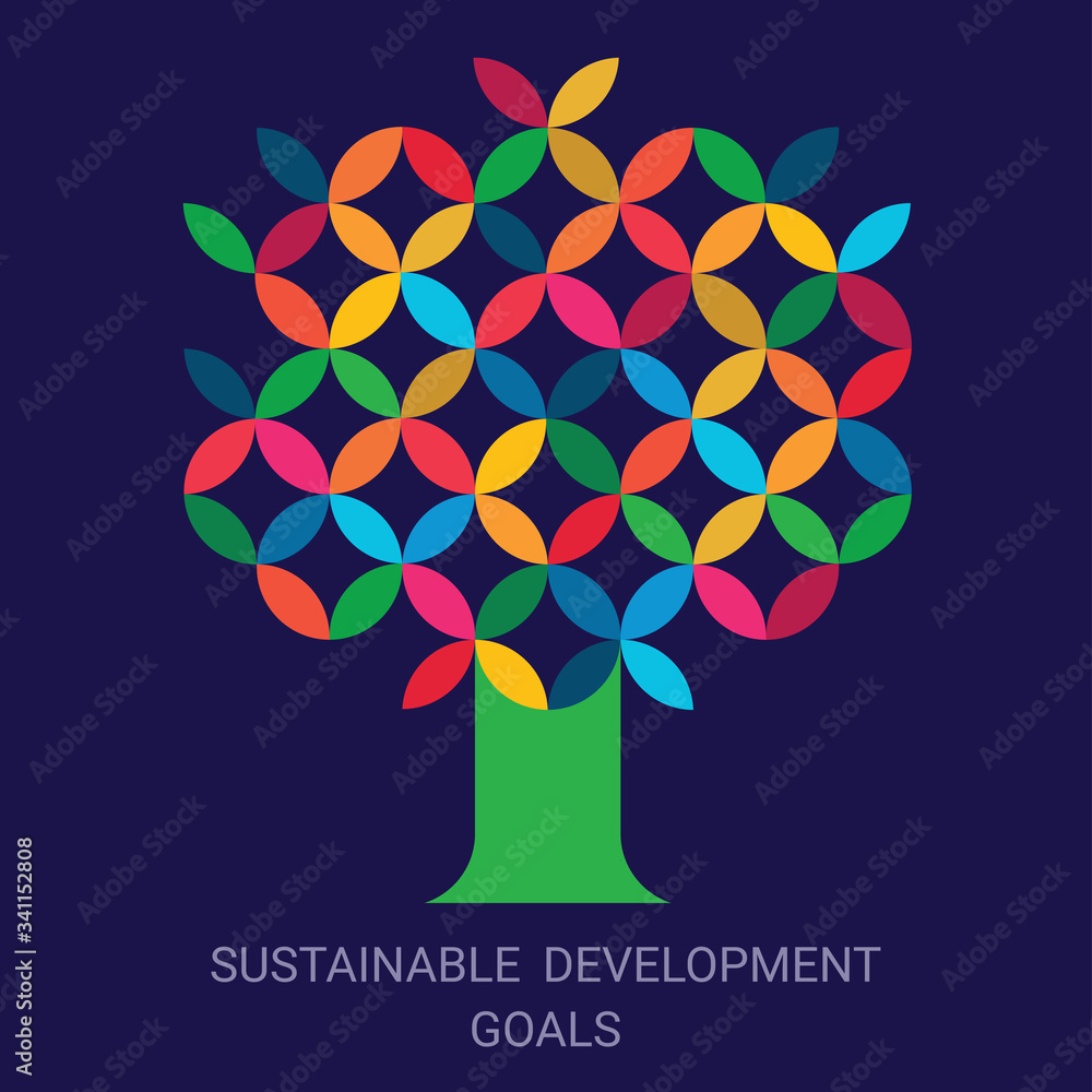 Sustainable Development Goals. Global Stock Vector | Adobe Stock