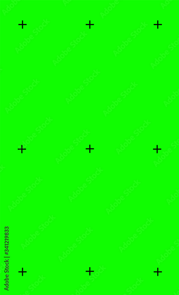 vector illustration of green screen background, VFX motion tracking ...